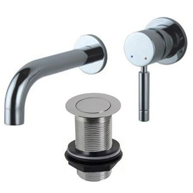 Two Piece Round Icon Chrome Tap with Unslotted Waste | Plumbing Superstore®
