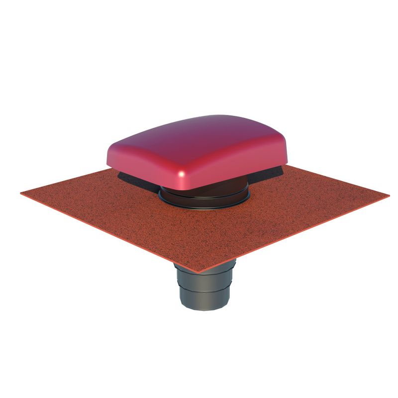 Ubbink UB16 Universal Ubiflex Roof Tile Vent - Dark Red | Roofing ...