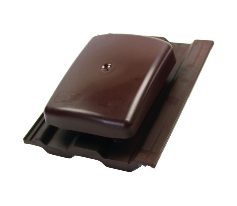 Ubbink UB19 Square Profile Ludlow Major Vent Roof Tile - Sepia ...
