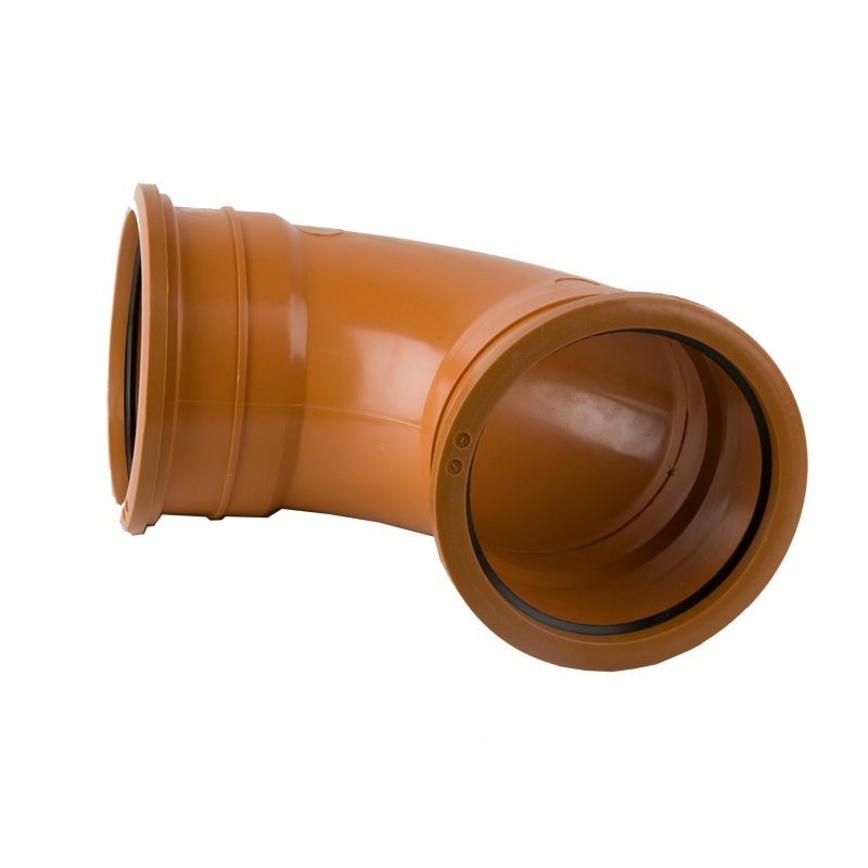 Brett Martin Underground Drain Pipe Double Socket Bend 87.5 Degree ...