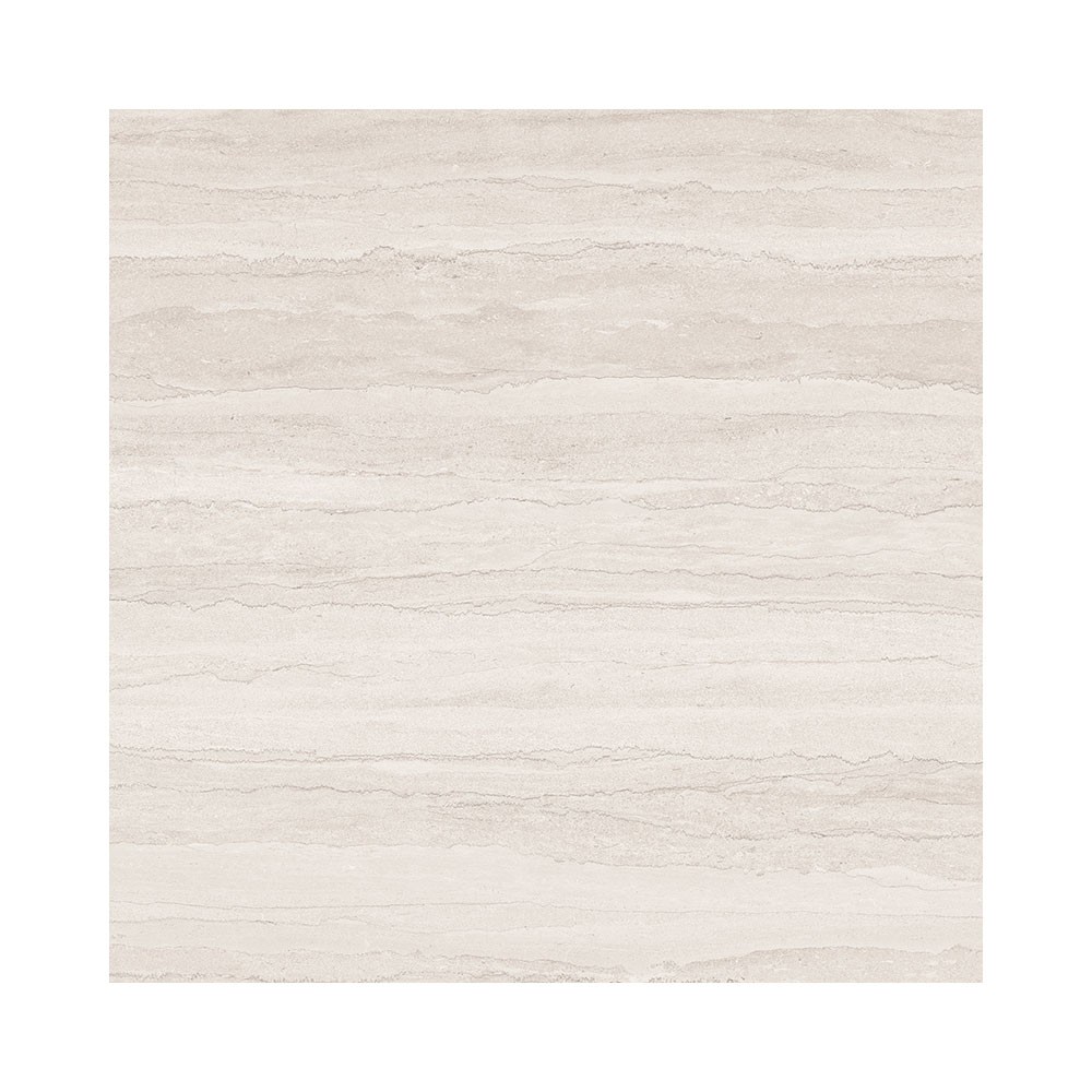 Valencia Ivory Matt Travertine Effect Porcelain Floor Tile - 600mm x ...