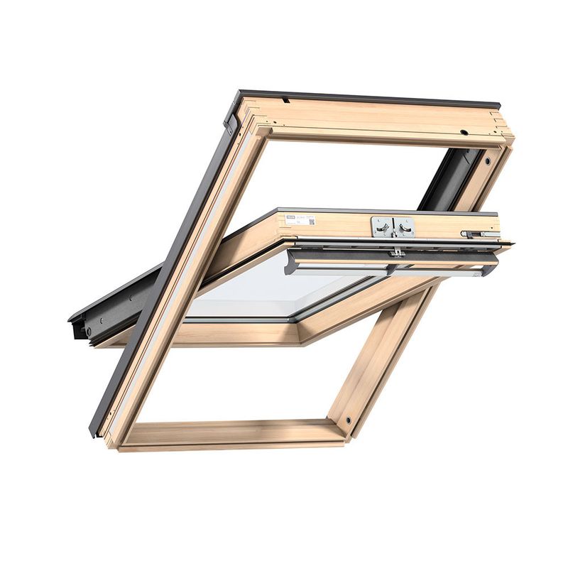 VELUX GGL MK27 3070 Pine Centre Pivot Window Laminated - 78cm x 62cm ...