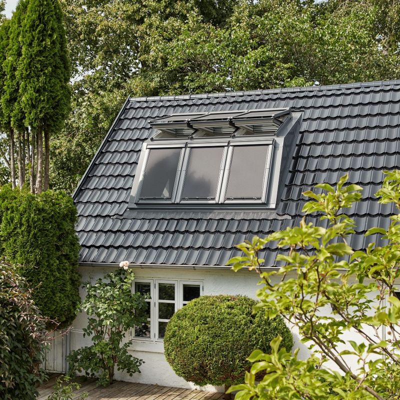 VELUX GGL MK06 SB0W32101 White Painted 6 Window Dormer System - 78cm x ...