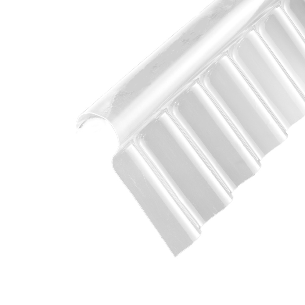 Vistalux Profile 3 - 1 Piece Clear PVC Adjustable Ridge - 1090mm ...