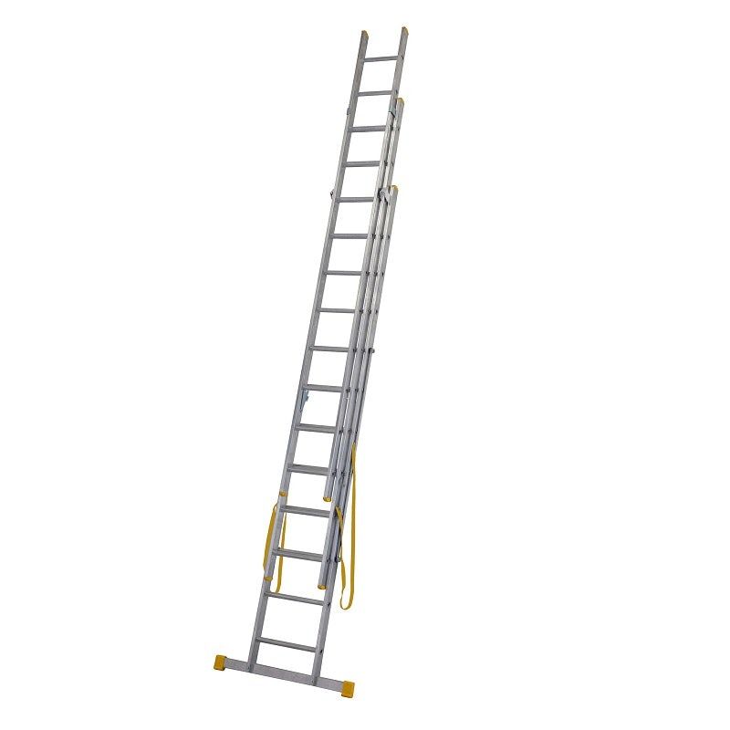 Werner 3.53m Triple Box Extension Plus Ladder x 4 - BS EN131 ...