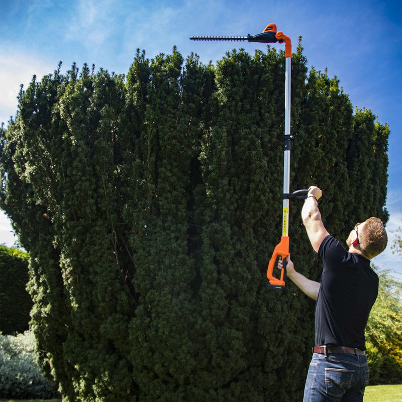 Yardforce Cordless Pole Hedge Trimmer | Landscaping Superstore®