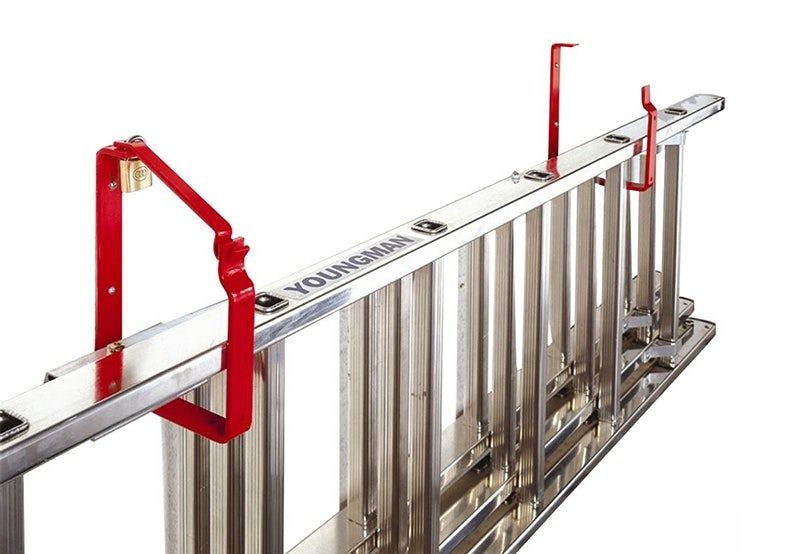 Youngman LadderLok with Padlock, Locking Bar & Fittings for Wall Mount ...