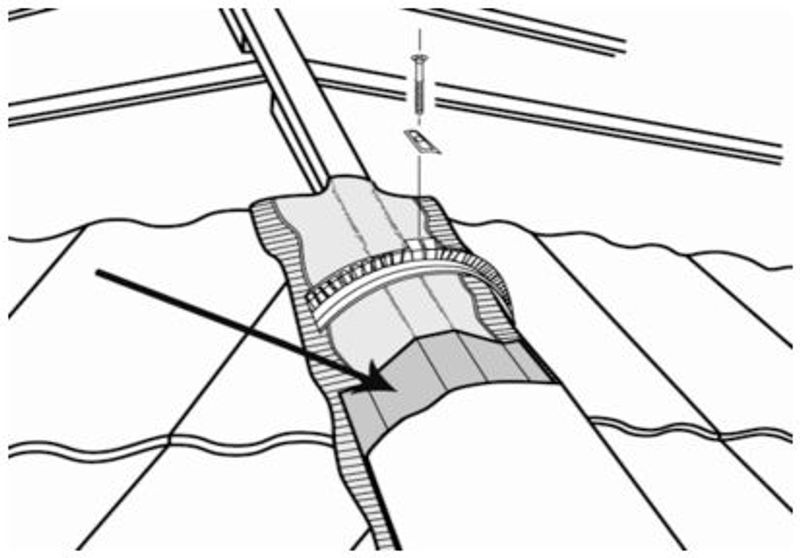 GRP Hip Tray For Dry Fix Ridge System 165mm Long - Pack of 10 | Roofing ...