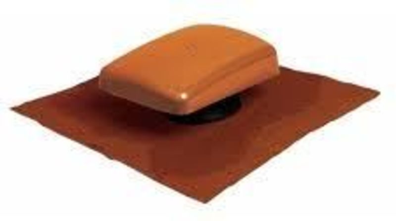 Ubbink UB16 Universal Lead Tile Vent ~ Terracotta | Roofing Superstore®