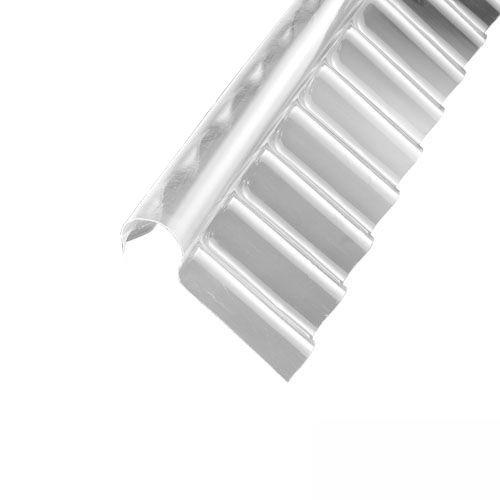 Vistalux 3'' 1 Piece Clear PVC Adjustable Ridge - 1090mm | Roofing ...