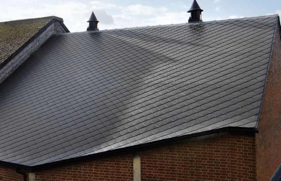 Cembrit Jutland Diamond 400mm x 400mm Slate Roof Tile - Russet ...