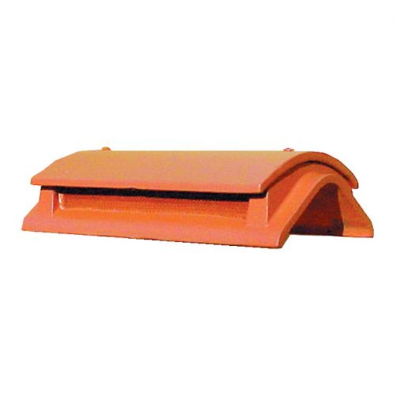 GRC Universal Angle Vent Ridge (450mm) - Terracotta (With Adaptor ...