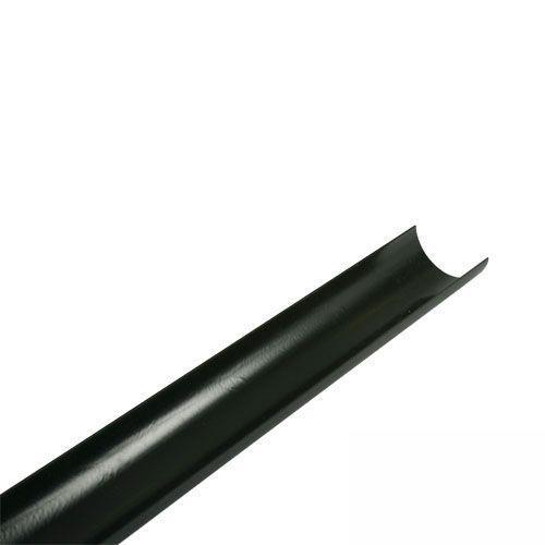 Cascade Cast Iron Style 112mm x 4m Plastic Roundstyle Guttering Black ...