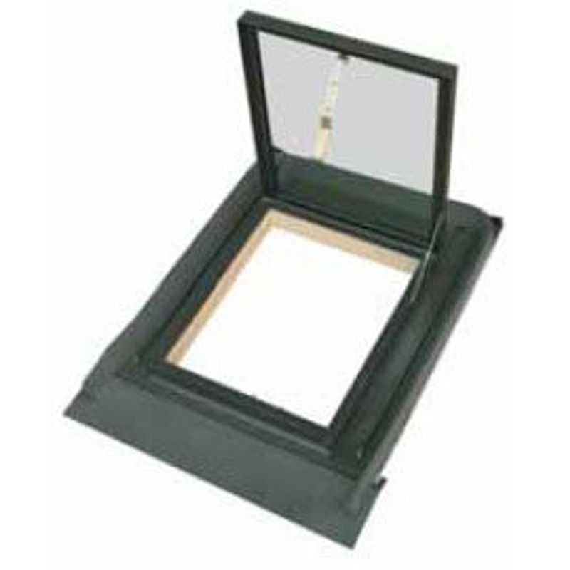 Ubbink Wood Top Hung Roof Window - Grey - 470mm x 570mm (Includes ...