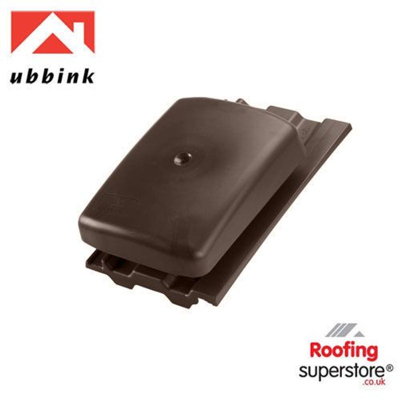 Ubbink UB19 Square Profile Mini Castellated Tile Vent - Sepia | Roofing ...