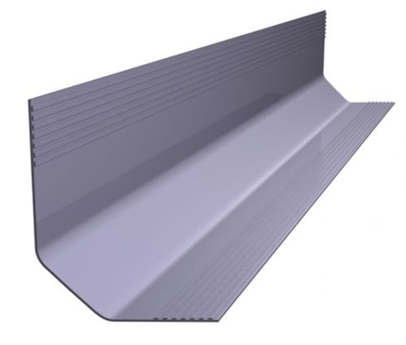 Fibreglass Flat Roofing UPVC Fillet trim (flextrim 3mt) Grey | Roofing ...