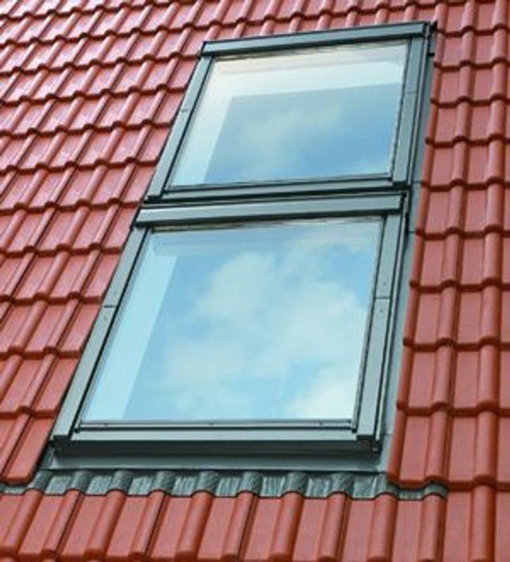 VELUX EKL U12 S0122 Duo Slate Flashing 134cm x 180cm, 100mm Gap ...