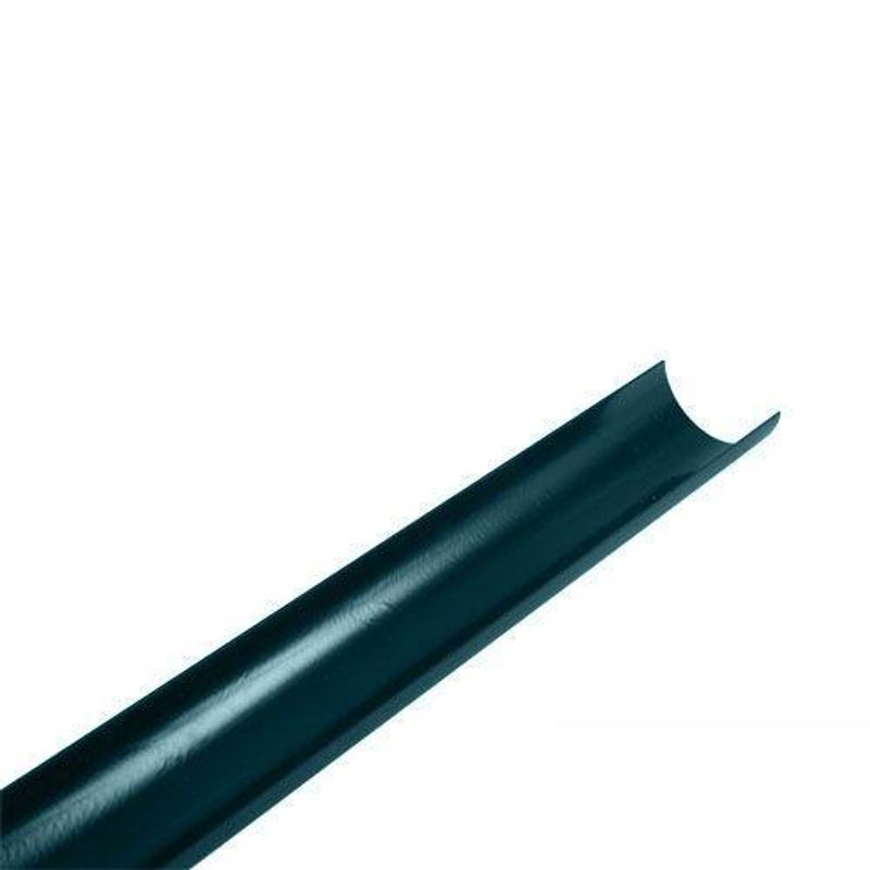 Cascade Cast Iron Style 112mm x 4m Plastic Roundstyle Guttering Green ...