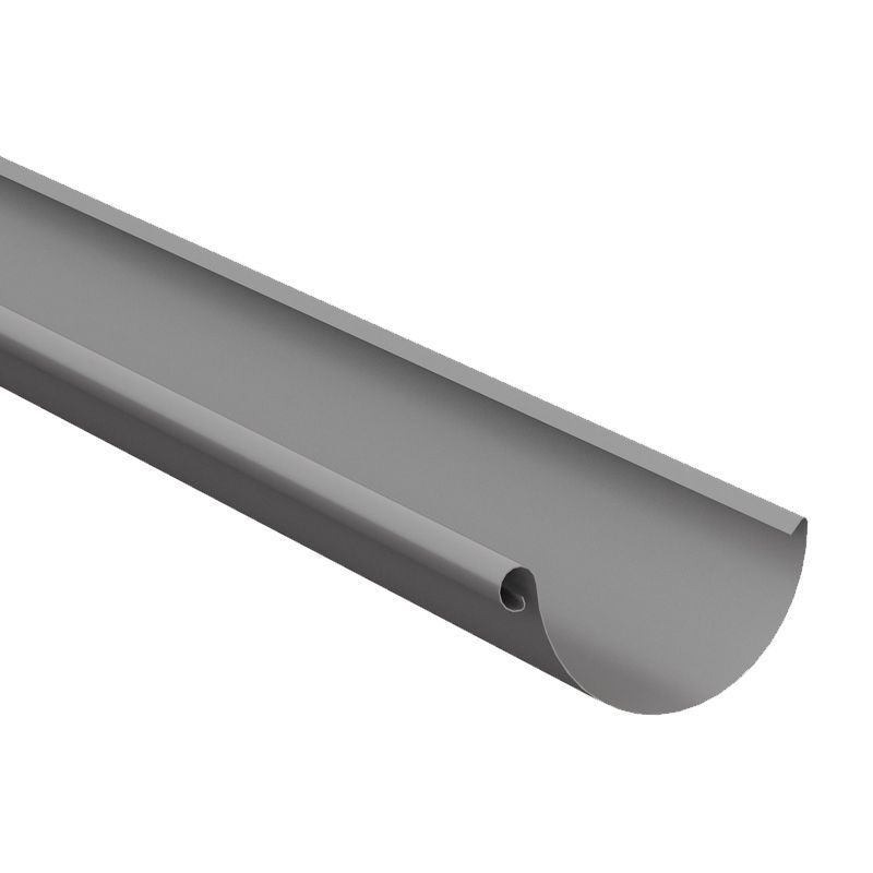 Lindab 150mm Half Round Guttering - Anthracite Metallic | Roofing ...