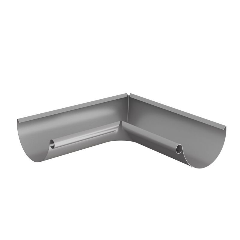 Lindab 150mm Half Round 90dg Internal Gutter Corner - Anthracite ...