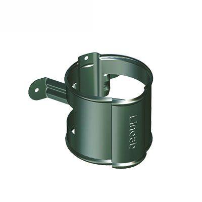 Lindab Round Downpipe Bracket 75mm Painted Pine Green | Roofing Superstore®