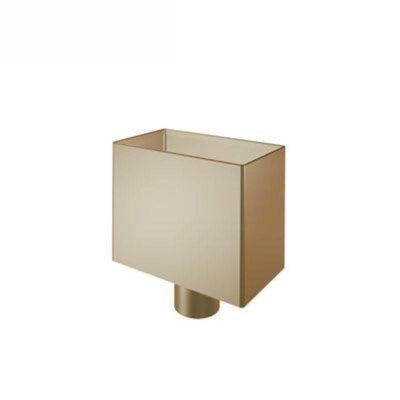 Lindab Small Rectangular Water Hopper 100mm Painted Copper Metallic ...