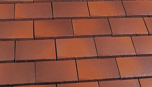 Marley Ashmore Interlocking Duo Plain Roof Tile - Chestnut | Roofing ...