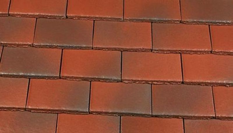 Marley Ashmore Interlocking Duo Plain Roof Tile - Burnt Heather ...