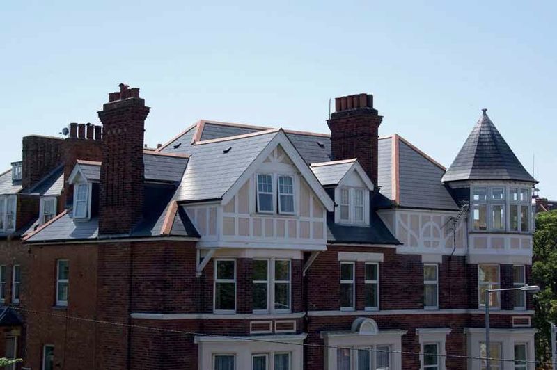 Cembrit Jutland 600mm x 300mm Man Made Fibre Cement Slate Roof Tile in ...