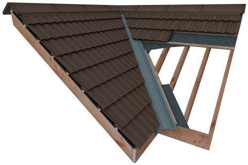 Dry Fix Deep Profiled GRP Valley Trough for Profiled Tiles - 2400mm ...