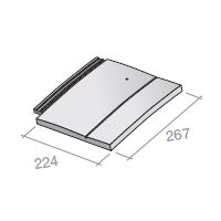 Marley Ashmore Interlocking Duo Plain Three Quarter Tile RH | Roofing ...