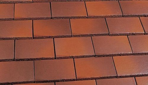 Marley Ashmore Interlocking Duo Plain Roof Tile & Half - Chestnut ...