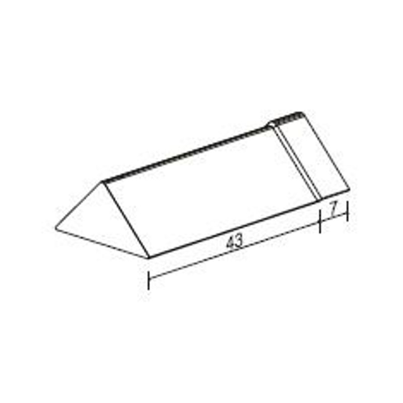 SVK Fibre Cement Stop / Block End | Roofing Superstore®