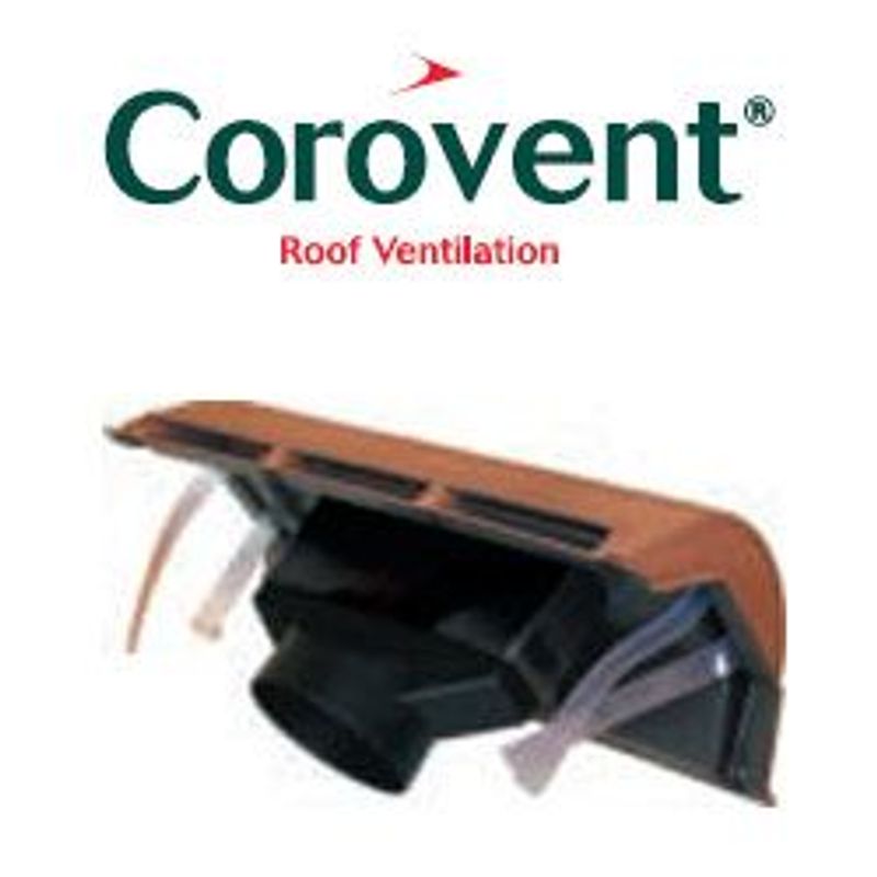 Harcon Corovent Ridgeline Vent with Extension Sleeve and Pipe Adaptor ...