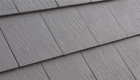 Marley Riven Edgemere Interlocking Slate Concrete Roof Tile Smooth Grey ...
