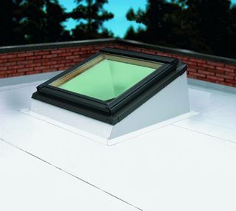 VELUX Flat Roof Smoke Ventilation System 1.5m2 (GGU U08 SC0X7) - White ...