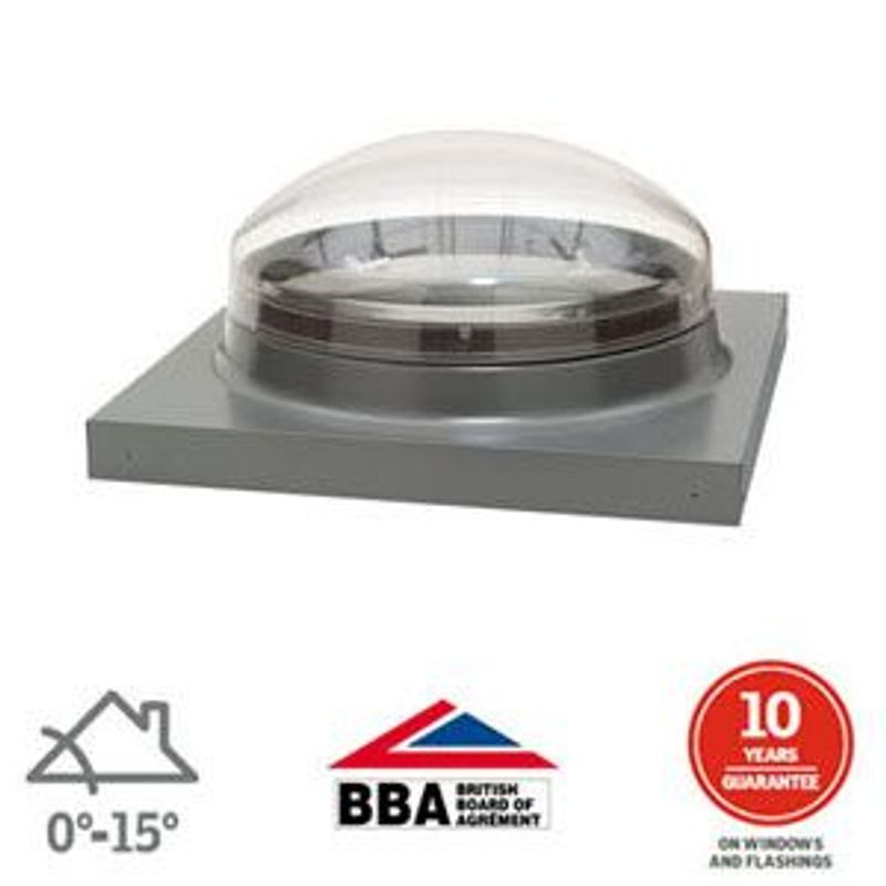 VELUX Commercial Flat Roof Rigid Sun Tunnel & Square Diffuser | Roofing ...