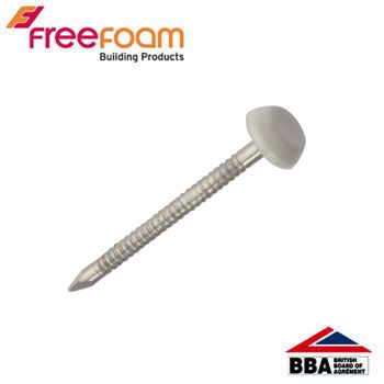 30mm Cladding Fixing Nails/Pins (White) - Pack of 200 | Roofing Superstore®