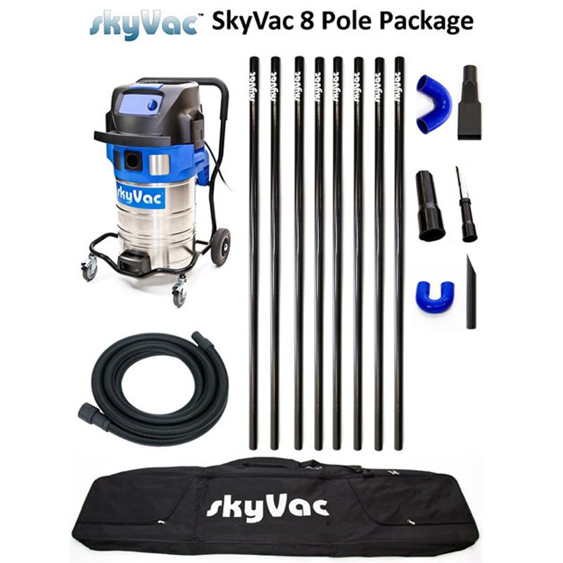 240v Industrial Wet & Dry SkyVac S with SkyCam - 8 Pole (12m) | Roofing ...