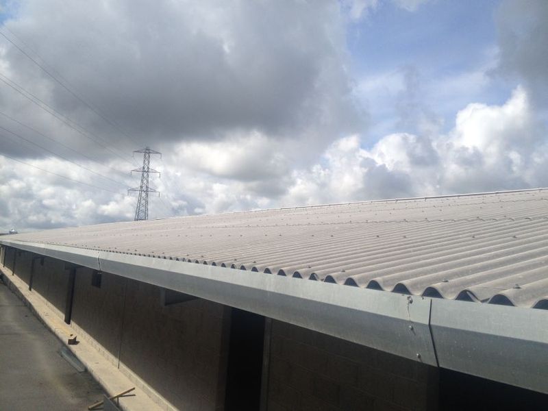 Fibre Cement Profile Roof Sheet (Natural Grey) - 1220mm (4ft) | Roofing ...