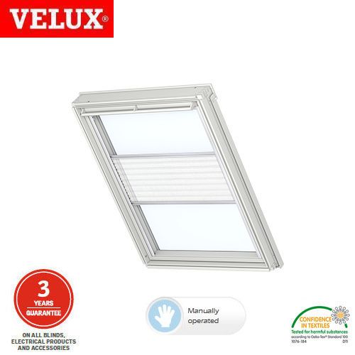 VELUX Manual Pleated Blind FHL CK06 1016 - White | Roofing Superstore®