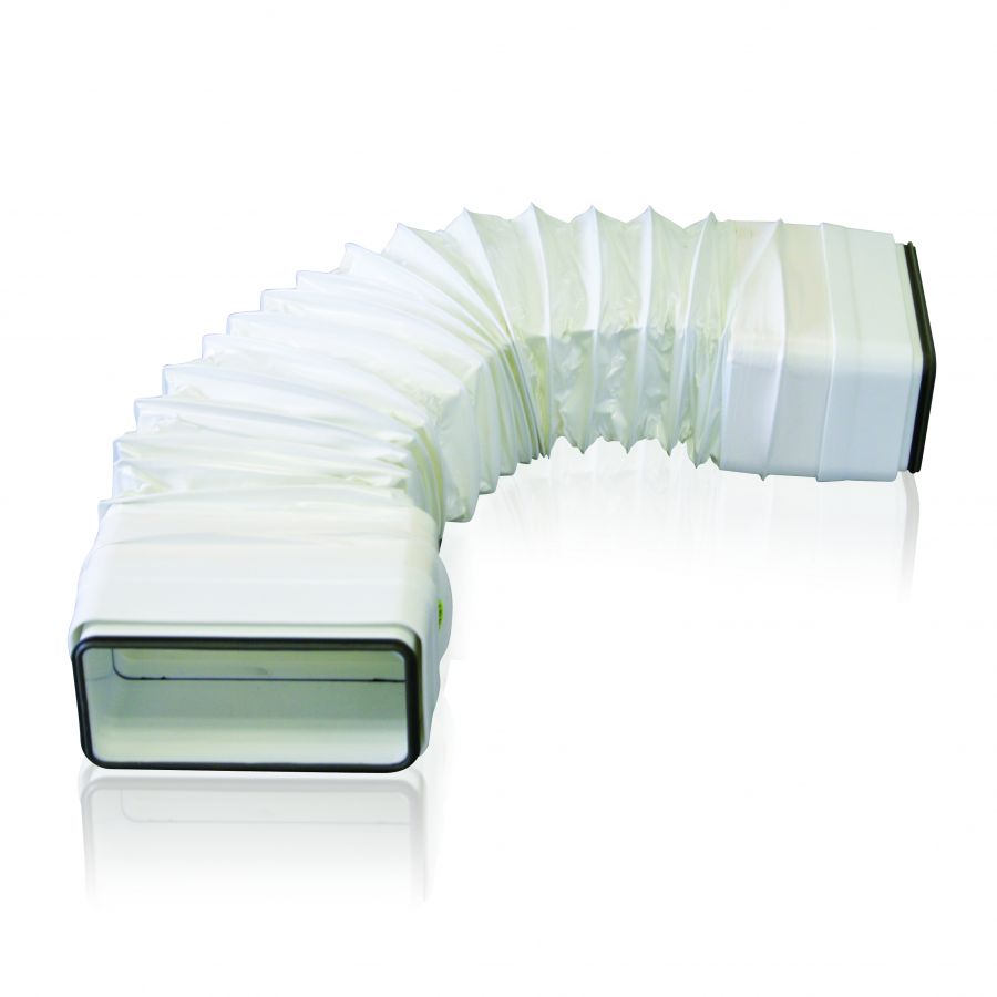 Ducting Ventilation Airtight Rigid Ductwork 110mm x 55mm Flexible Bend ...