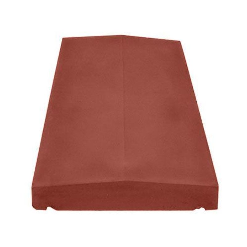 Eurodec 50-75mm Twice Weathered Coping Stone 600mm x 400mm - Brick Red ...