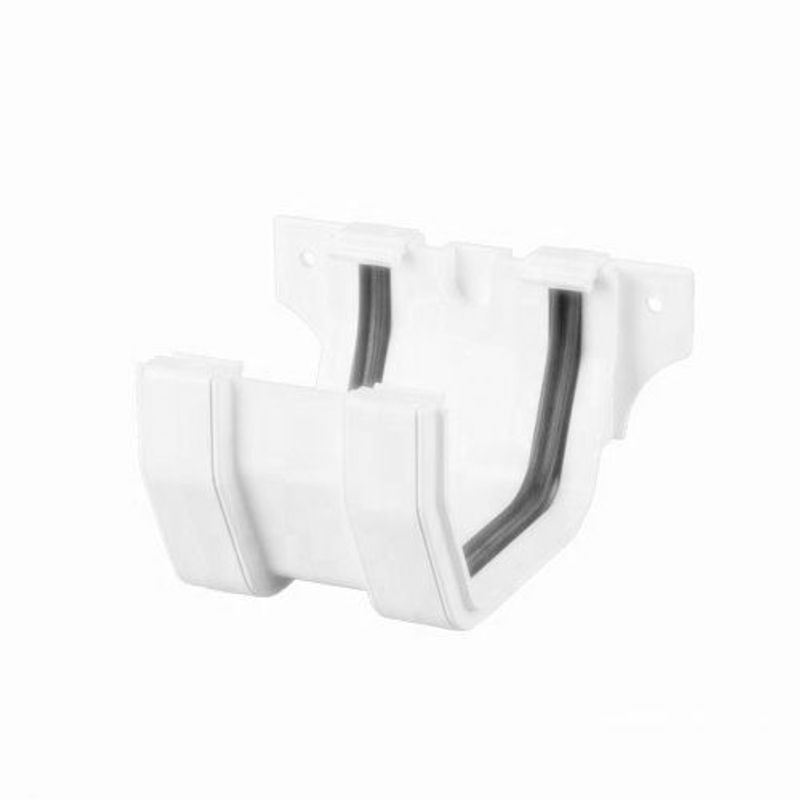 Plastic Guttering Square Style Union Bracket 114mm - Arctic White ...