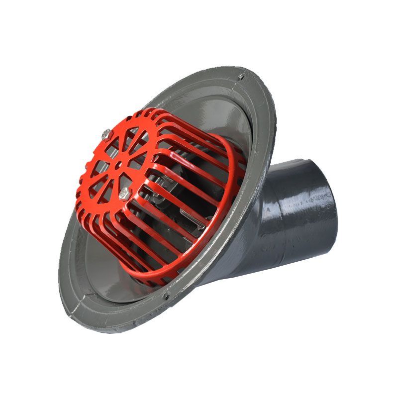 ACO Rainwater Roof Outlet 45dg Screw with Dome Grate - 50mm | Roofing ...