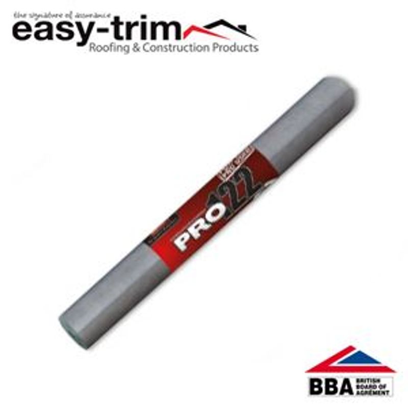 Easy Trim Pro Breather Felt Membrane 122gsm - 1m x 50m Roll | Roofing ...