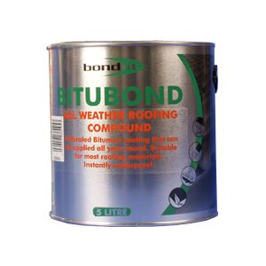 Felt Adhesive for Bitumen Roofing Felts in Black 5ltr - Box of 4 ...