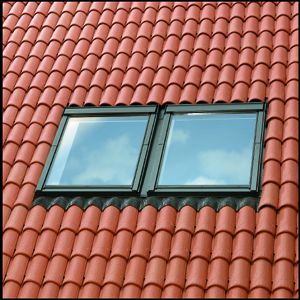 VELUX EKP C04 0021E Coupled Plain Tile Flashing 55x98cm, 100mm Gap ...