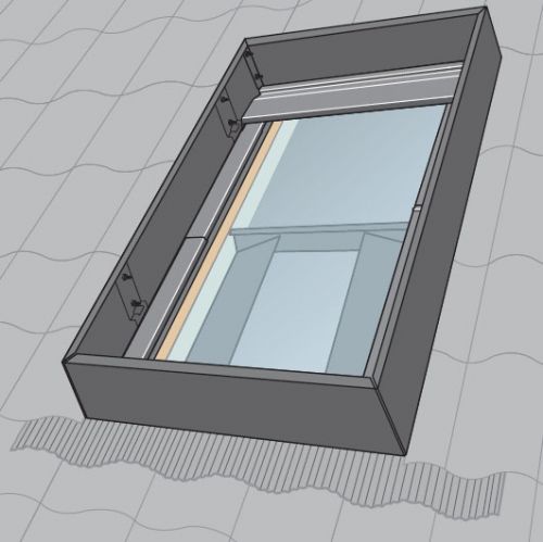 VELUX S06 Wind Deflector for Auto Smoke Vent Windows - 114cm x 118cm ...