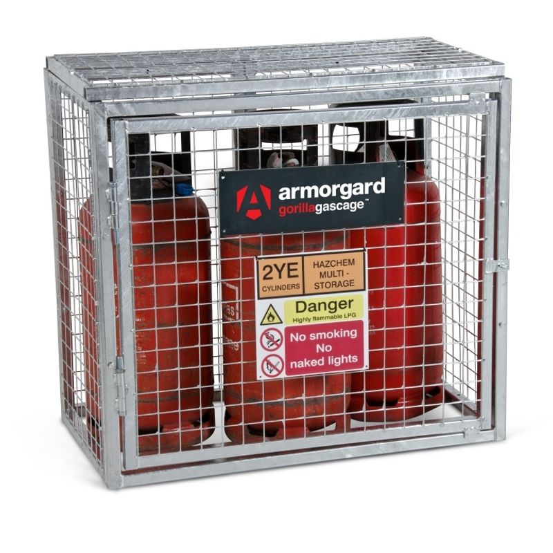 Armorgard GGC1 Gorilla Gas Cage - 1000mm x 500mm x 900mm | Roofing ...